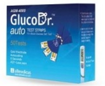 Jual Gluco Dr Auto Strip Alat Cek Gula Darah 50T Murah